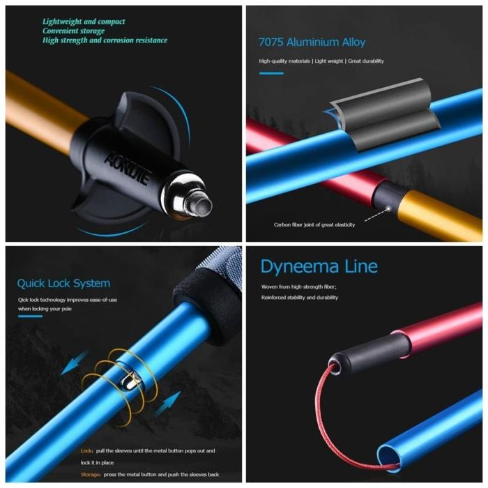 Aonijie Foldable Trekking Pole E4201: Pendamping Setia Petualangan Anda ...