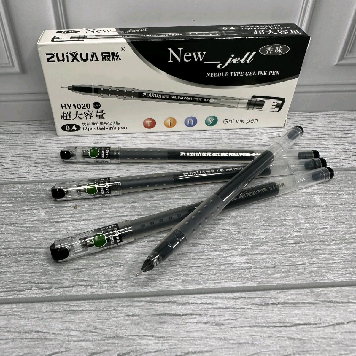 Azka Stationery Selusin Pulpen Gel Zuixua 0.4mm – Tulis Lebih Rapi ...