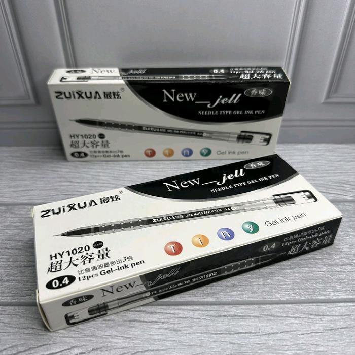 Azka Stationery Selusin Pulpen Gel Zuixua 0.4mm – Tulis Lebih Rapi ...