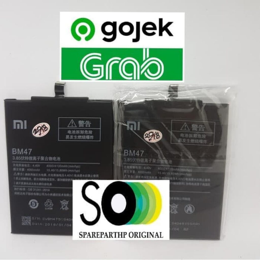 Baterai Original Xiaomi Redmi 3/3S/3 Pro/3X/4X BM47 - Sabira