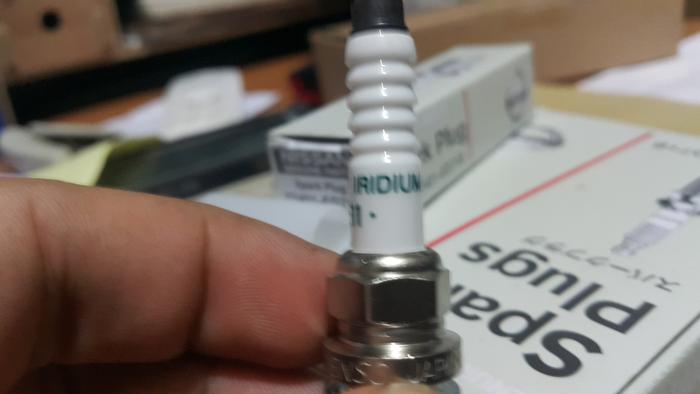 Busi Double Iridium Original Nissan untuk Grand Livina, Evalia, March ...