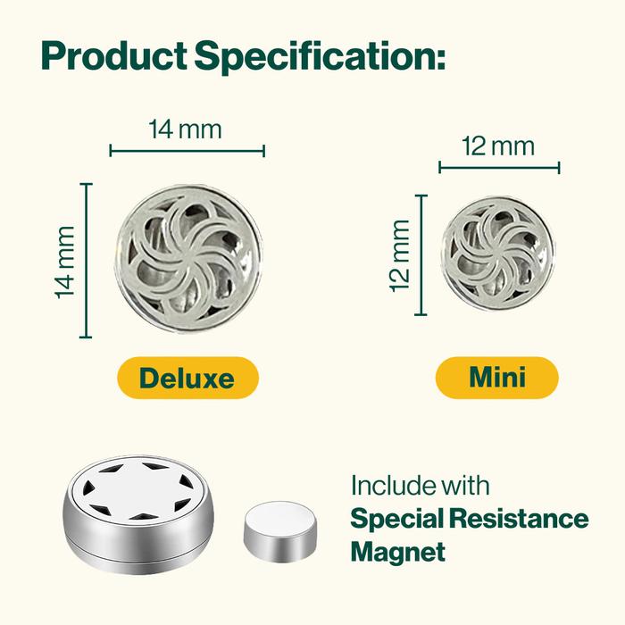 Capsen Magnetic Diffuser Clip: Aromaterapi Autentik untuk Hidup Sehat ...