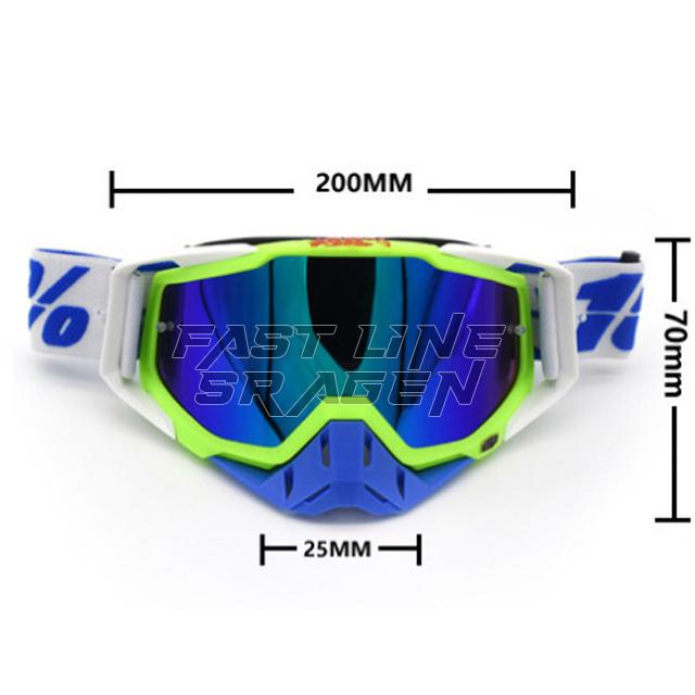 Goggle 100% Kacamata Helm Trail Motocross Adventure Import - Sabira