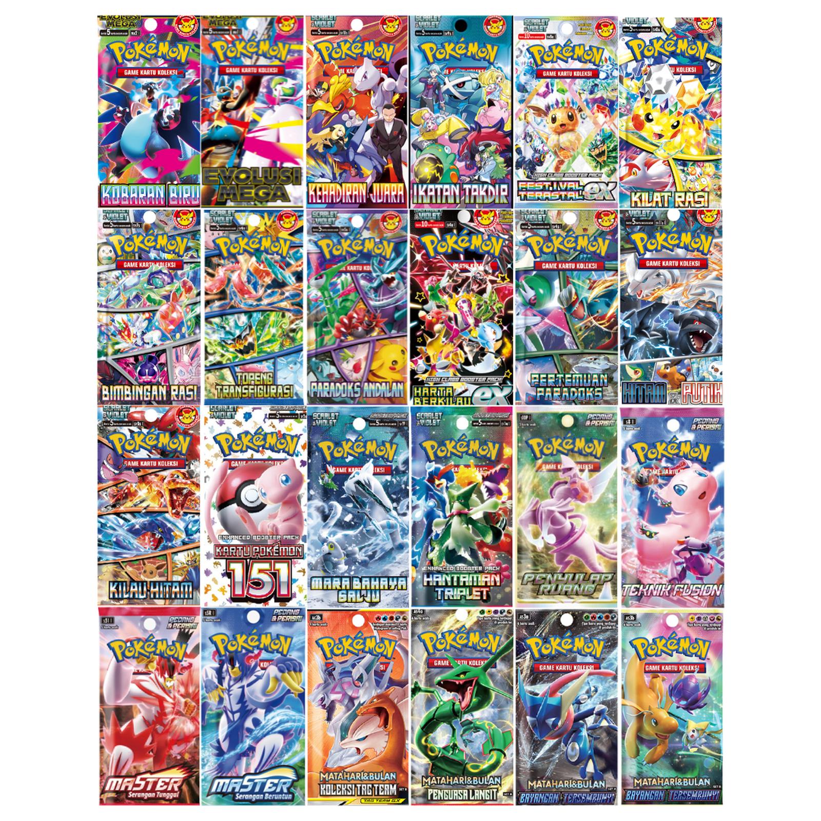 Kartu Pokemon TCG Booster Pack Mega Evolusi Kobaran Biru - Sabira