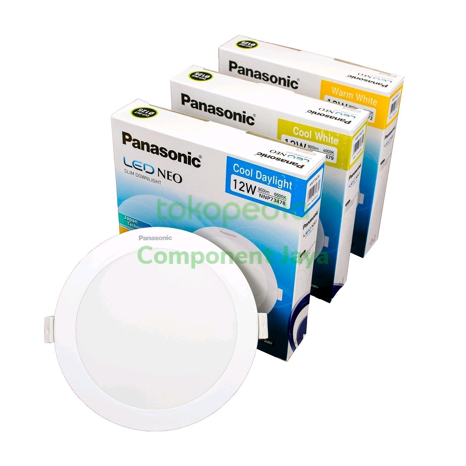 Lampu Downlight LED Panel Panasonic Neo Slim 12W NNP74578 - Sabira