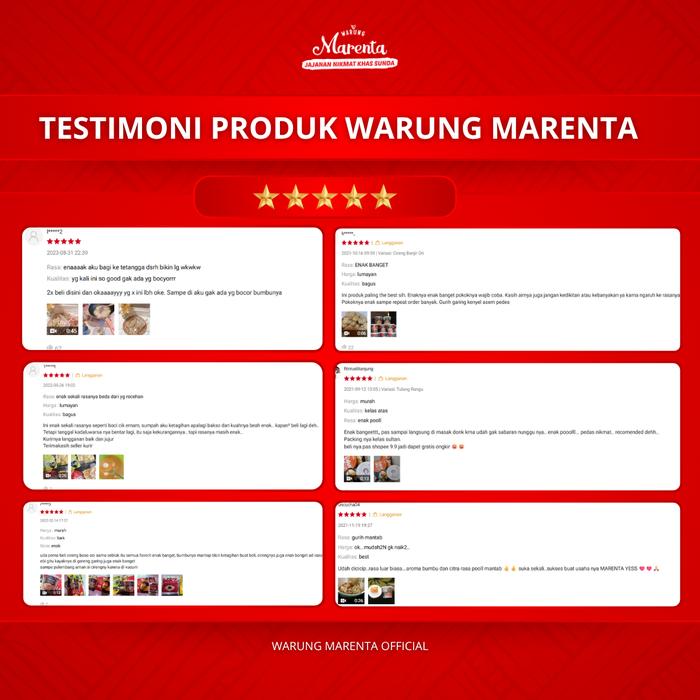 Marenta Seblak Coet Pedas Instan Khas Bandung 100gr - Sabira