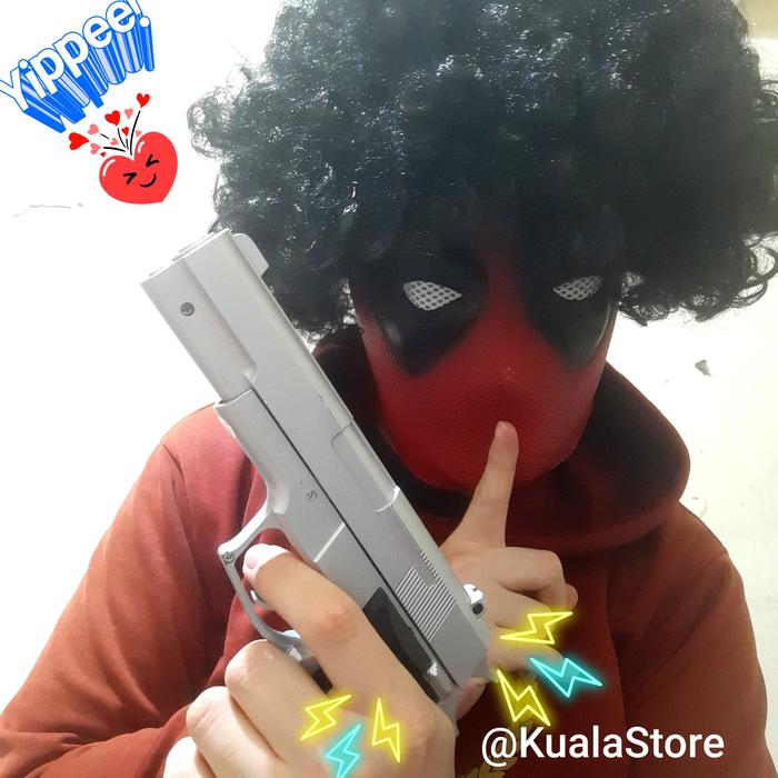 Pistol Mainan Airsoft Spring Gun Tembakan Kokang Calibre Colt 22 Medium ...