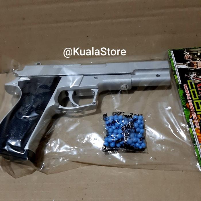 Pistol Mainan Airsoft Spring Gun Tembakan Kokang Calibre Colt 22 Medium ...