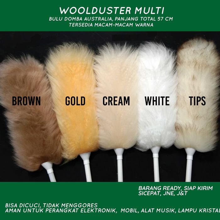Polidor Wool Duster Multi: Kemoceng Bulu Domba Premium untuk Kebersihan ...