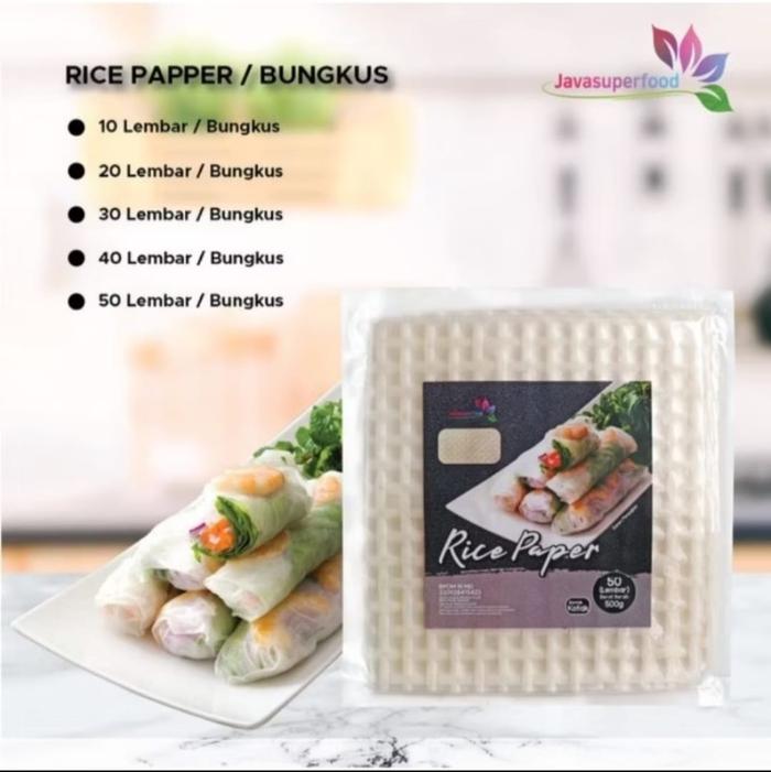 Rice Paper Kulit Lumpia Vietnam Premium – Halal & Praktis - Sabira
