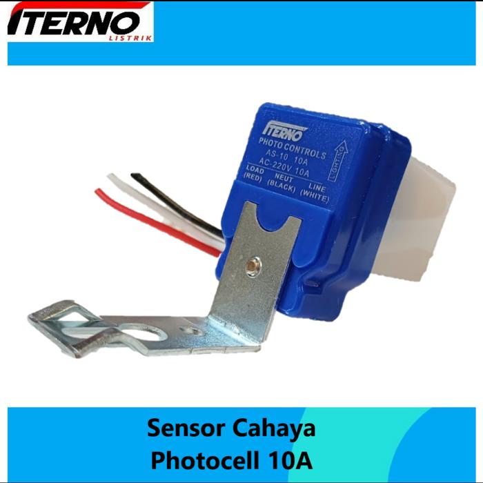 Sensor Cahaya Photocell Fotosel 6A 10A Iterno - Sabira