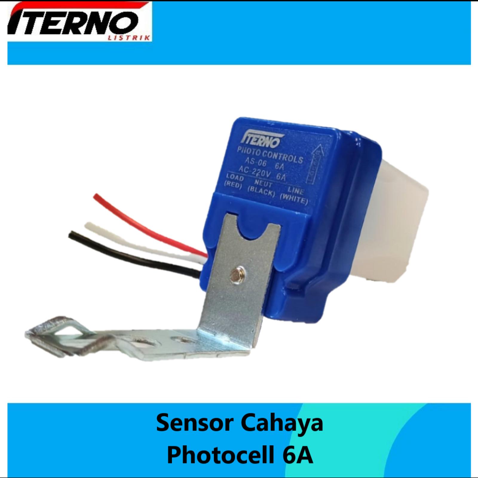 Sensor Cahaya Photocell Fotosel 6A 10A Iterno - Sabira