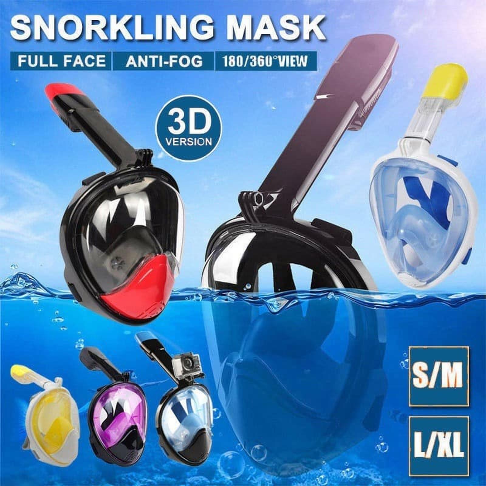 Snorkel Full Face Mask: Bernapas Bebas dan Lihat Dunia Bawah Air dengan ...