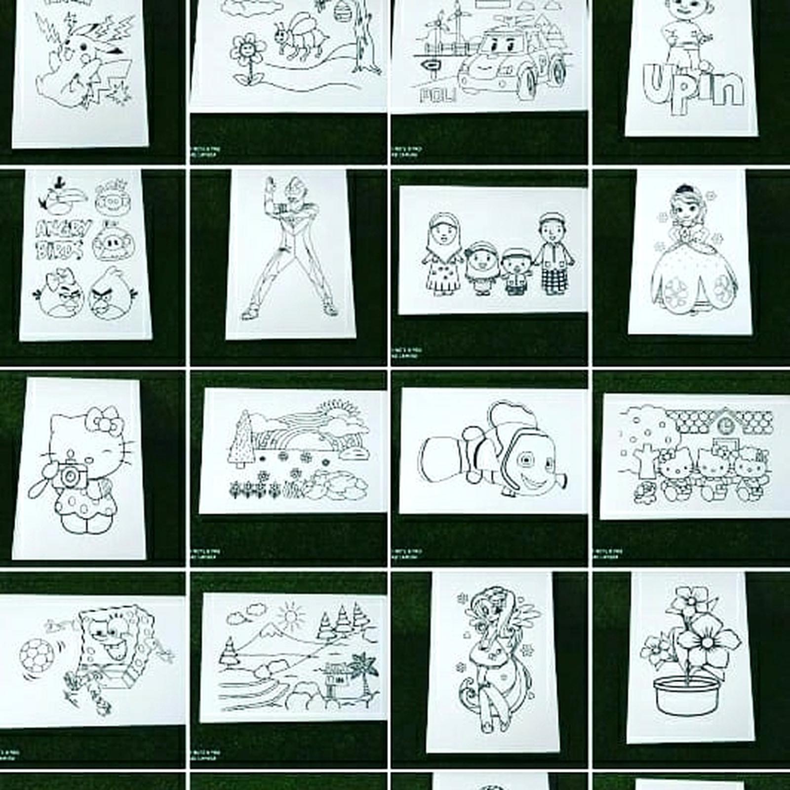 Styrofoam/Busa Lukis Karakter Anak - Sabira