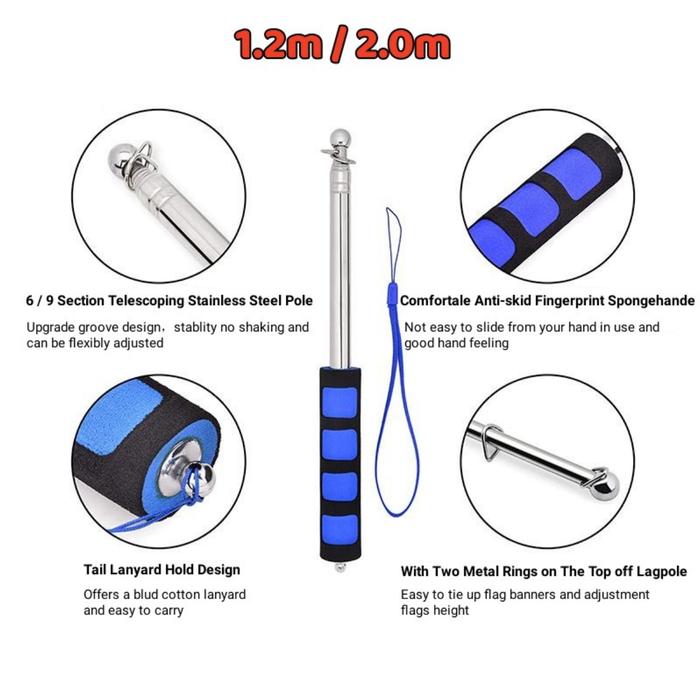 Tongkat Teleskopik Tour Leader – Pemandu Perjalanan Profesional dan ...