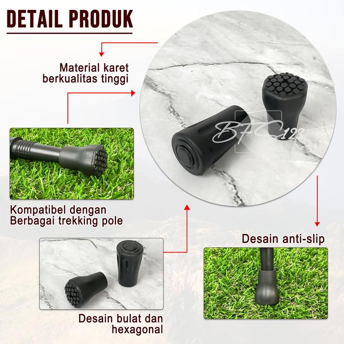 Tutup Karet Trekking Pole: Solusi Anti Slip untuk Setiap Petualangan ...