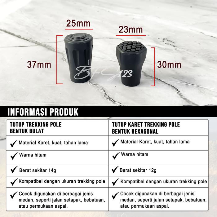 Tutup Karet Trekking Pole: Solusi Anti Slip untuk Setiap Petualangan ...