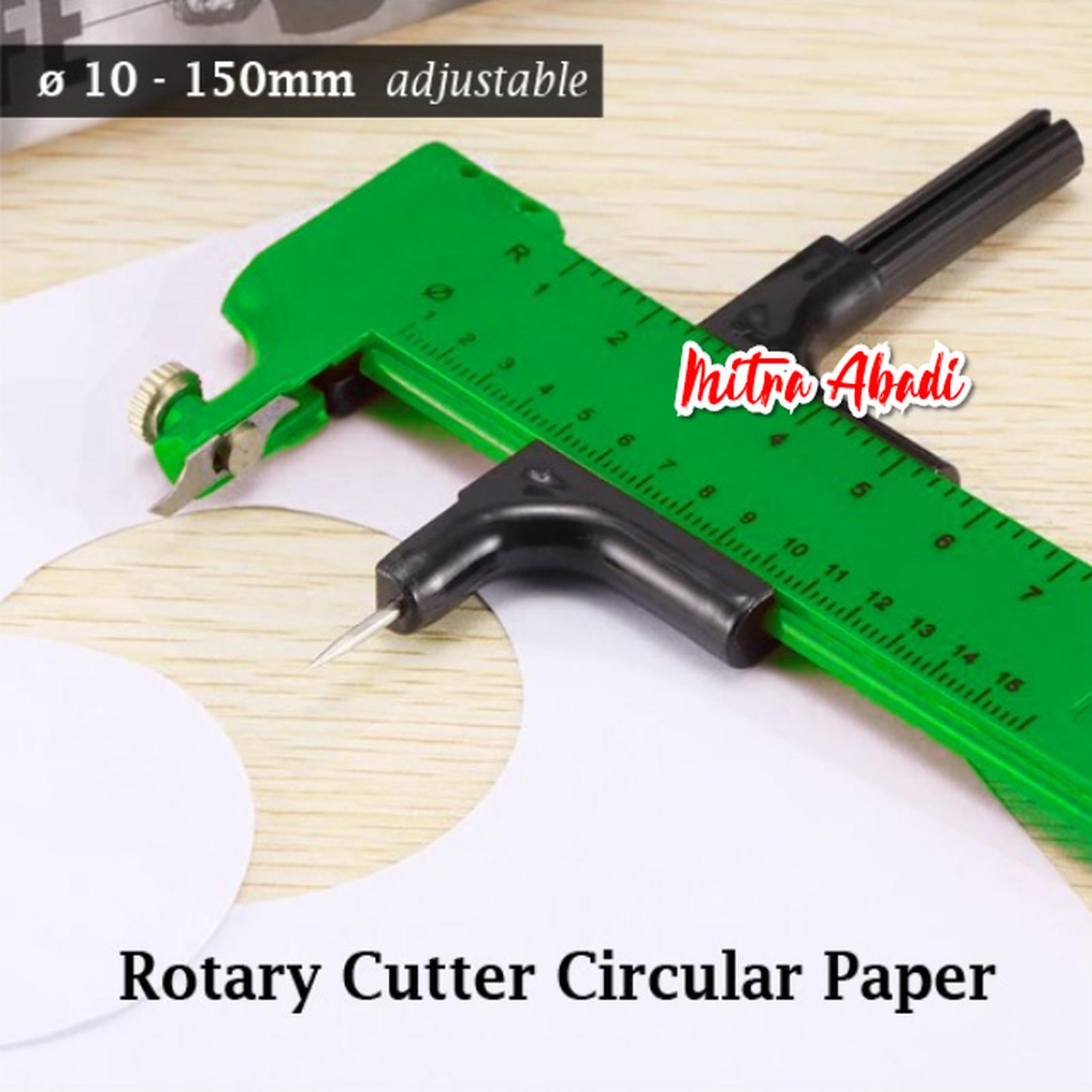 Alat Potong Lingkaran Bulat Kertas Kompas Circular Rotary Cutter Paper ...