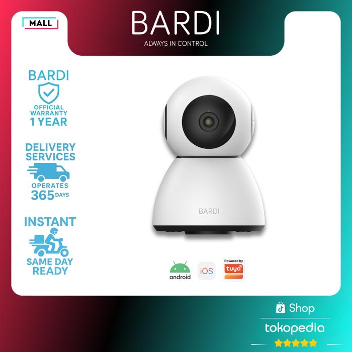 BARDI Smart Indoor PTZ IP Camera 5MP + Micro SD: Pengawas Rumah Anda ...