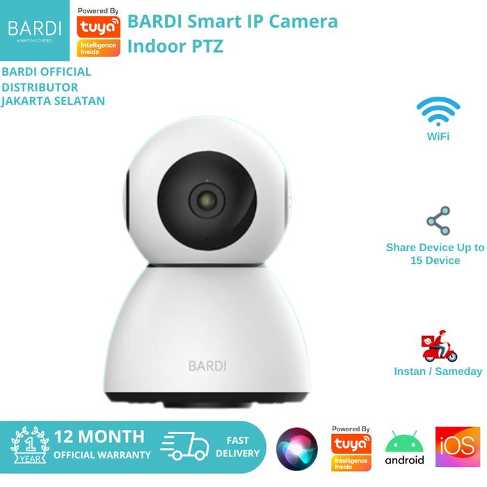 Bardi Smart Indoor PTZ IP Camera CCTV Wifi Iot Home Automation - Sabira