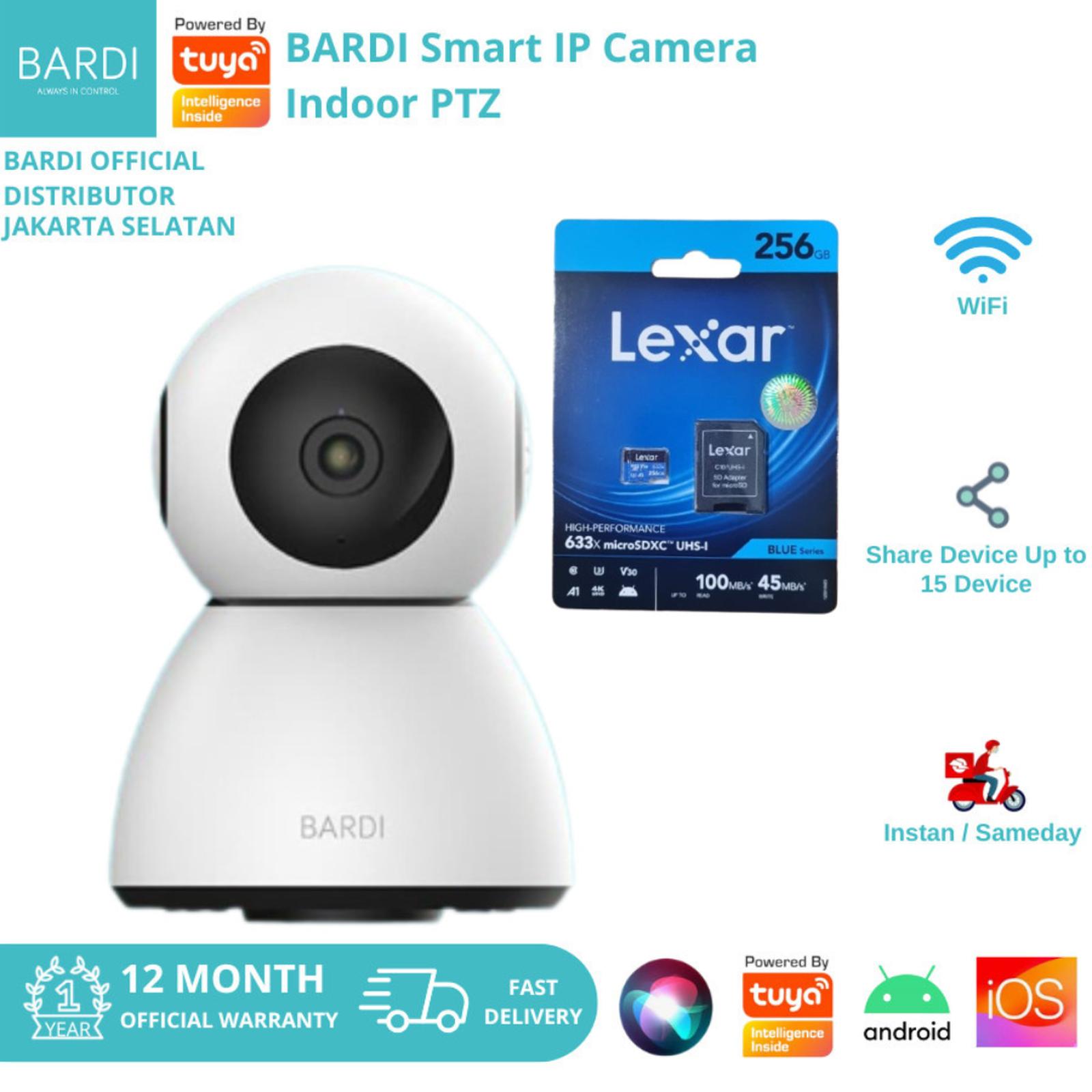 Bardi Smart Indoor PTZ IP Camera CCTV Wifi Iot Home Automation - Sabira