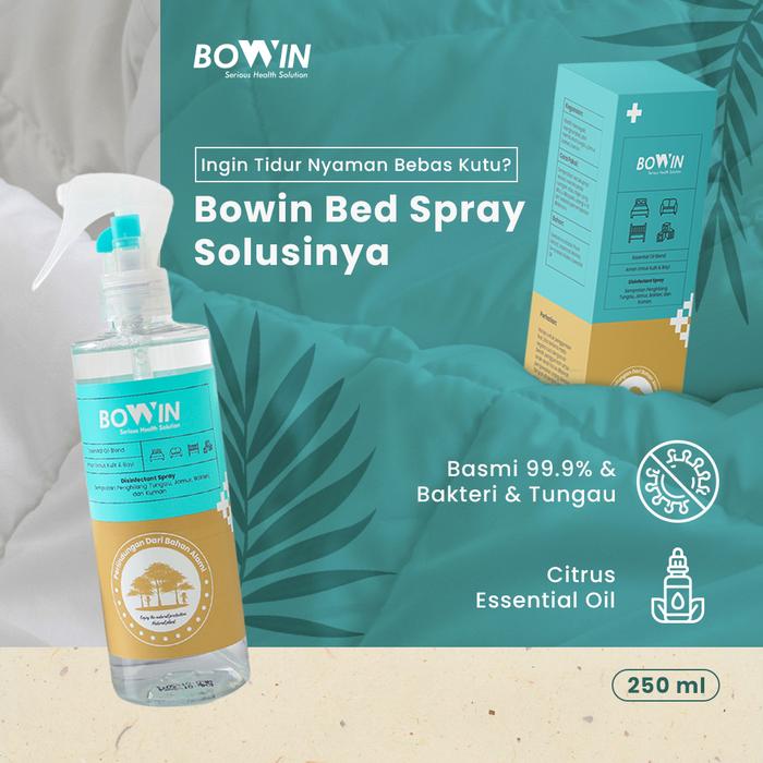 Bowin Bed Spray Anti Tungau & Jamur Kasur 250ml - Sabira
