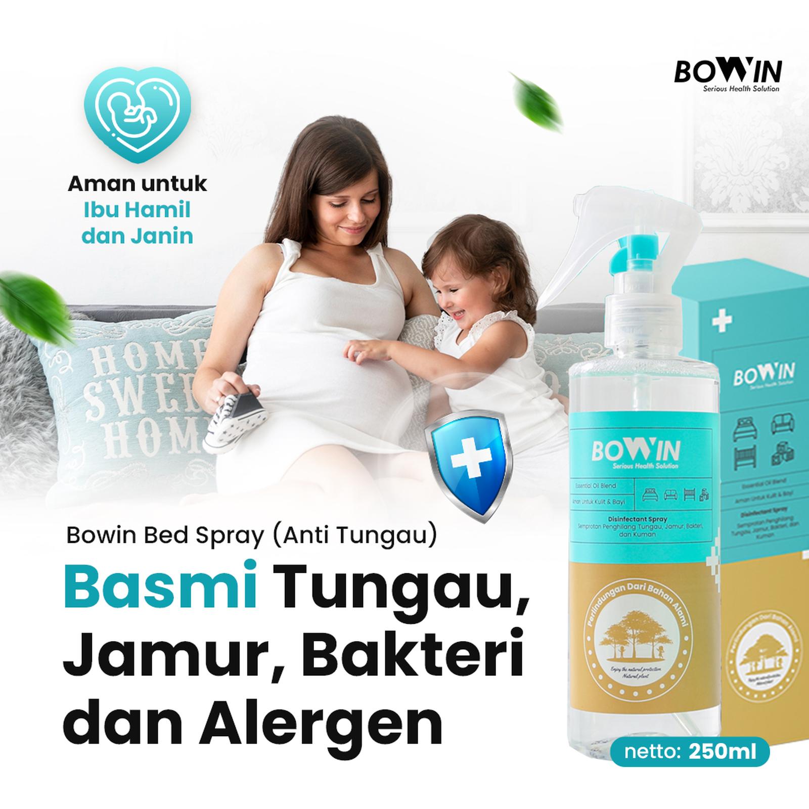 Bowin Bed Spray Anti Tungau & Jamur Kasur 250ml - Sabira