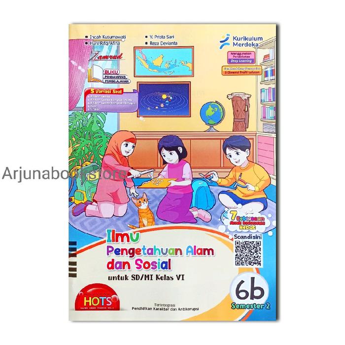 Buku LKS Zamrud Putra Nugraha Kelas 6 SD/MI Semester 2 Kurikulum ...