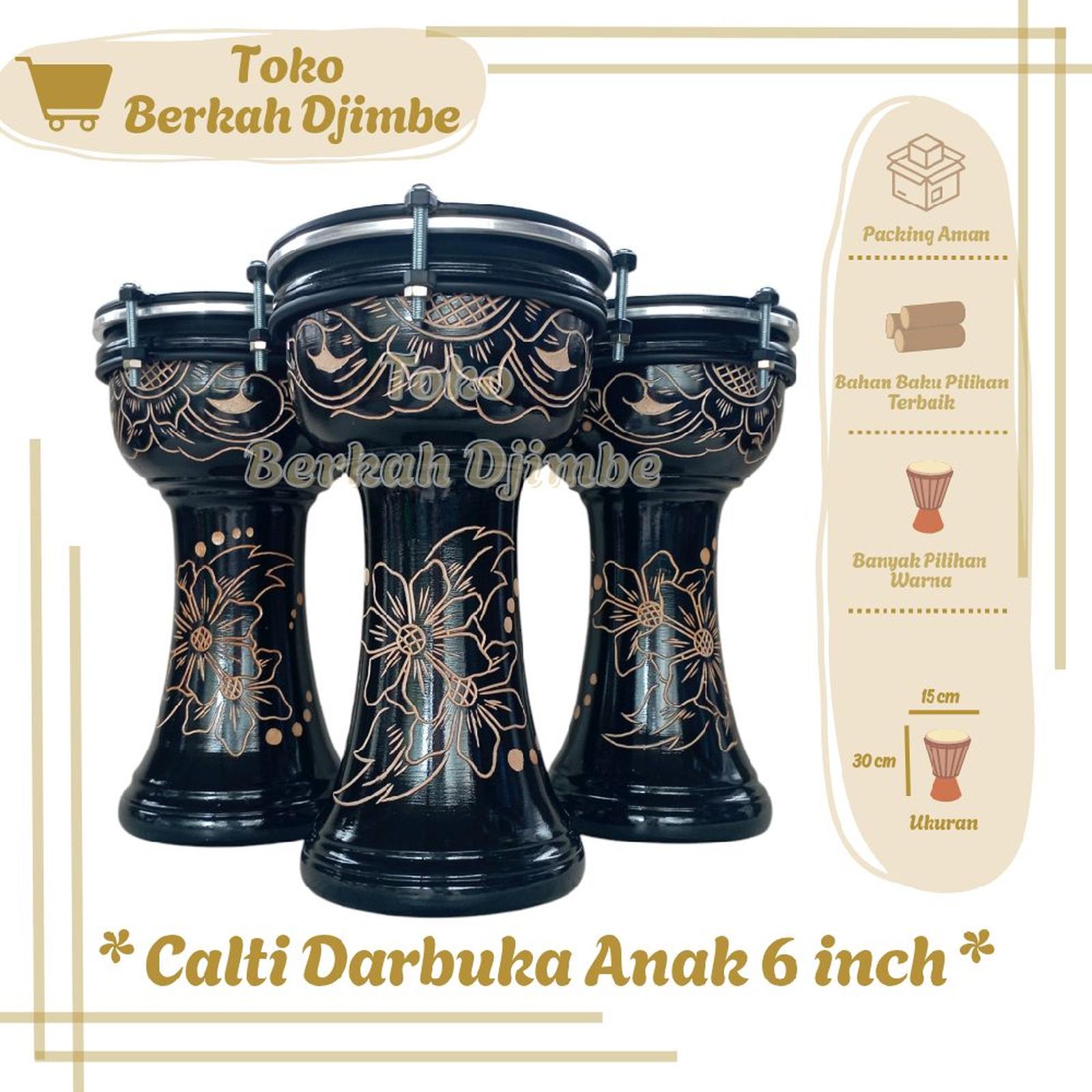 Calti Darbuka 6 Inch: Alat Musik Tradisional Berkualitas untuk Anak dan ...
