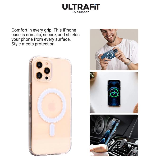 CILUPBAH CLEAR MAGNETIC STRONG MAGSAFE CASE: Perlindungan Jernih dengan ...