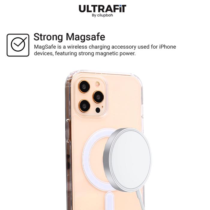 CILUPBAH CLEAR MAGNETIC STRONG MAGSAFE CASE: Perlindungan Jernih dengan ...