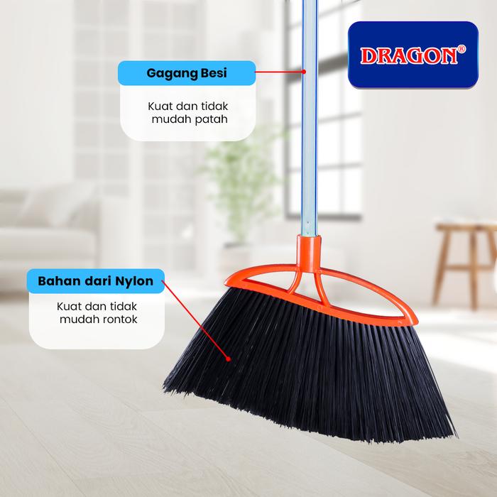 Dragon Sapu Lantai Manila Hitam Gagang Besi 90cm | Termurah & Original ...