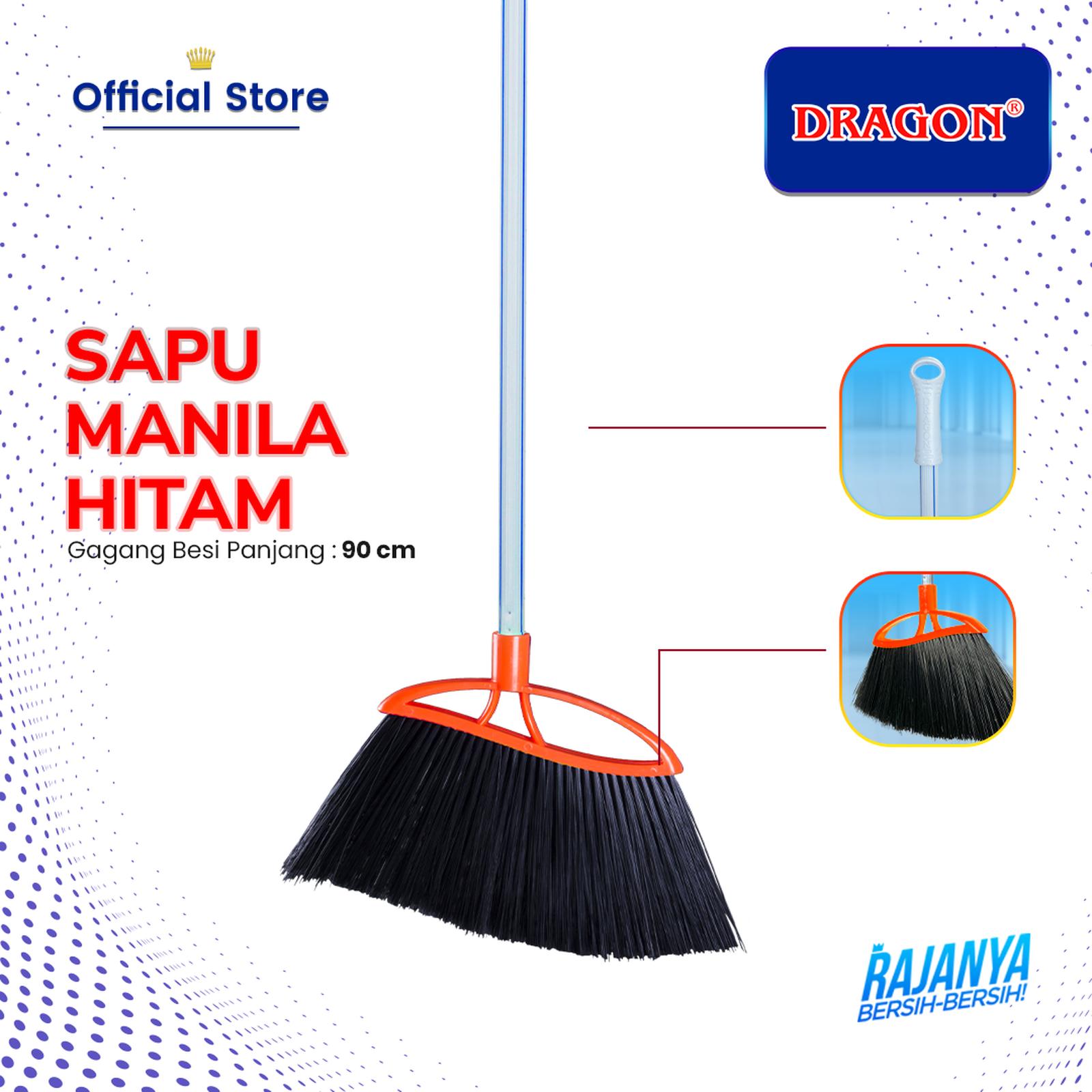 Dragon Sapu Lantai Manila Hitam Gagang Besi 90cm | Termurah & Original ...