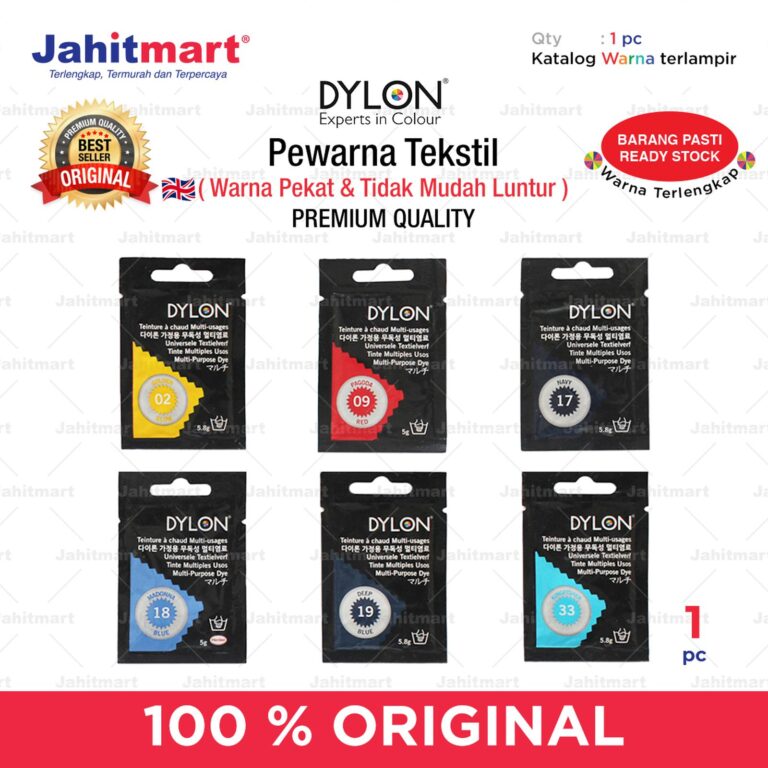 Dylon Pewarna Tekstil / Pewarna Pakaian (Sachet) - Sabira