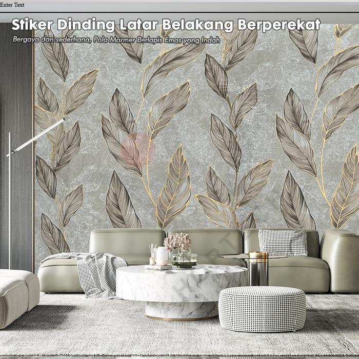 Hoptech Wallpaper Dinding Vinyl Marmer Jumbo 120 X 280 Cm Tebal 2.5 Mm ...