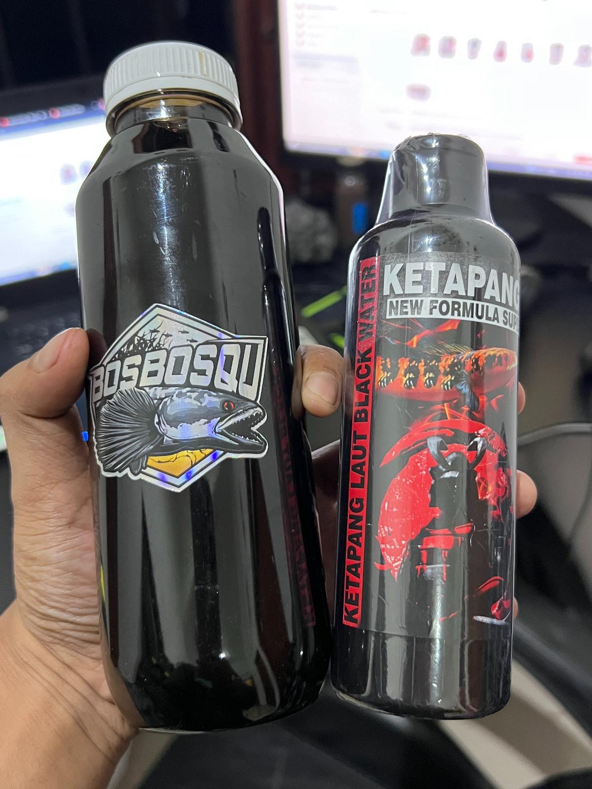 Ketapang Bos 250 ml + 500 ml Free Stiker (Progress Channa) - Sabira