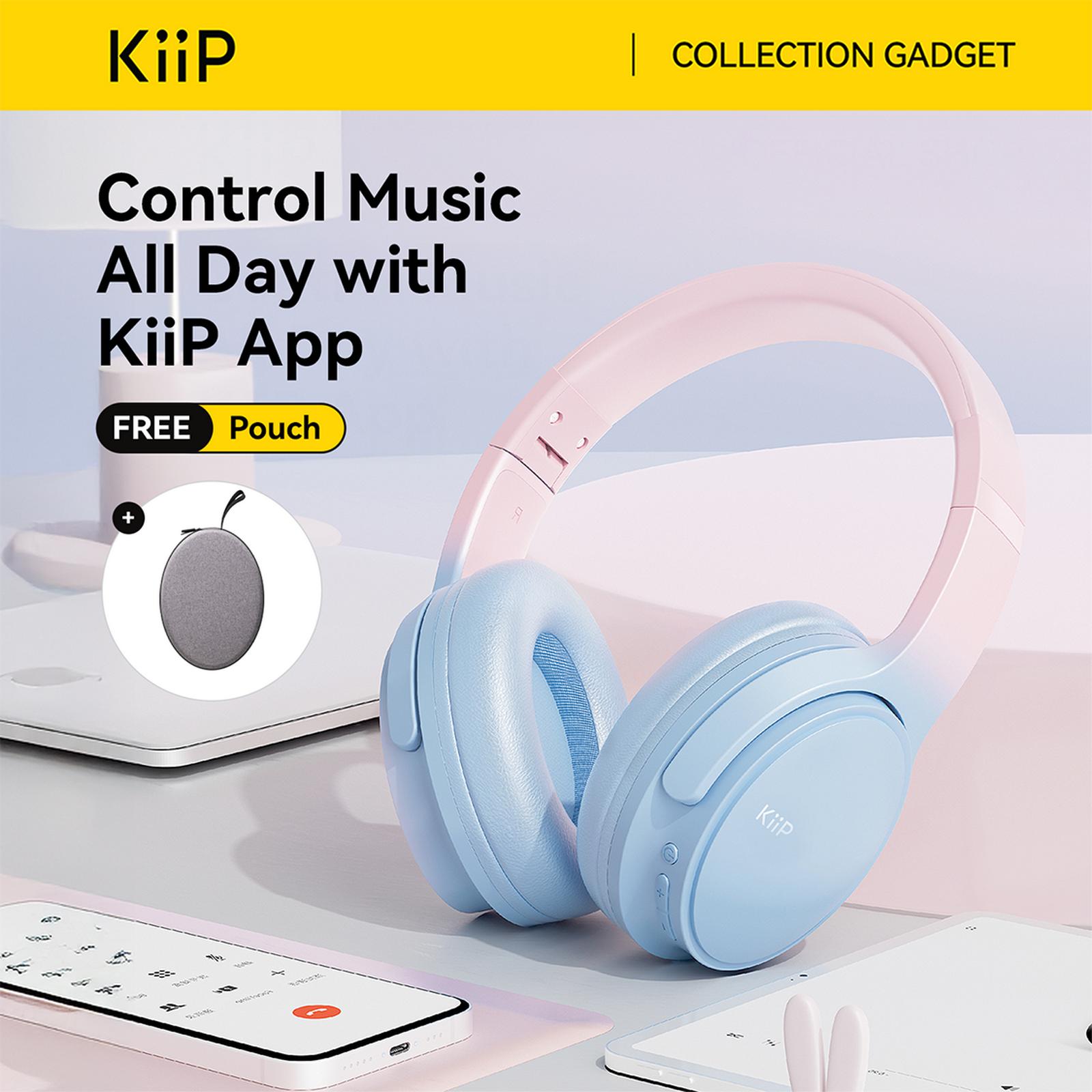 KiiP Wireless TH60: Headphone Bluetooth dengan Desain Gradient dan ...