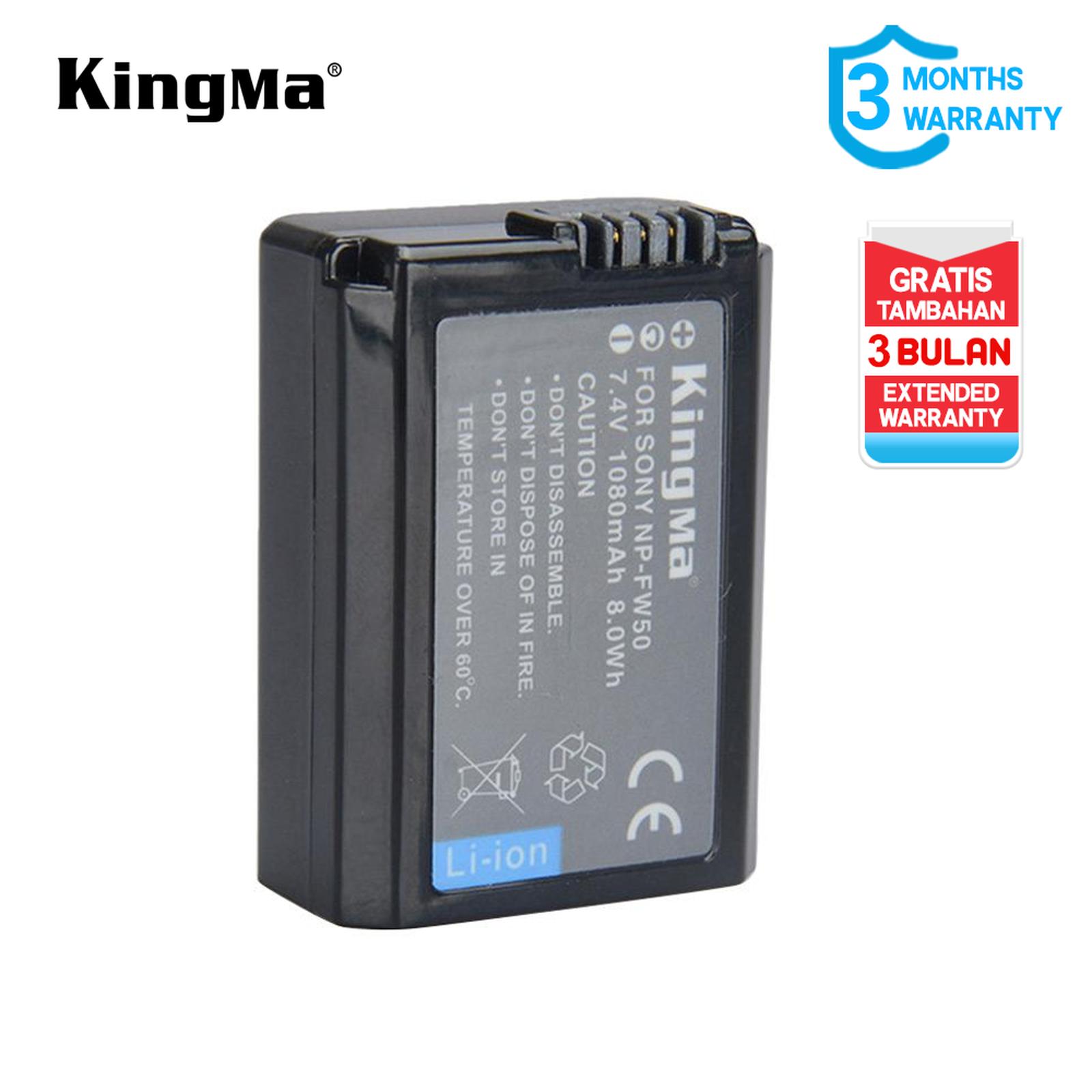 Kingma Battery For Sony NP-FW50: Daya Tahan Optimal untuk Setiap Momen ...