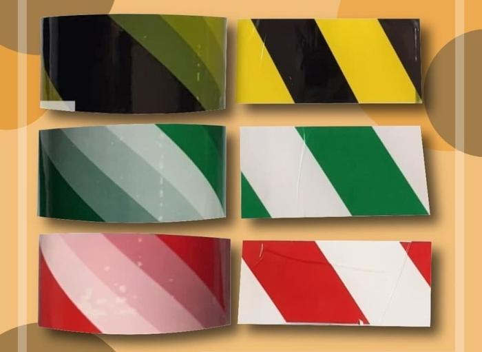 Lakban Garis Polisi Hitam Kuning Police Line Tape Pembatas Area - Sabira