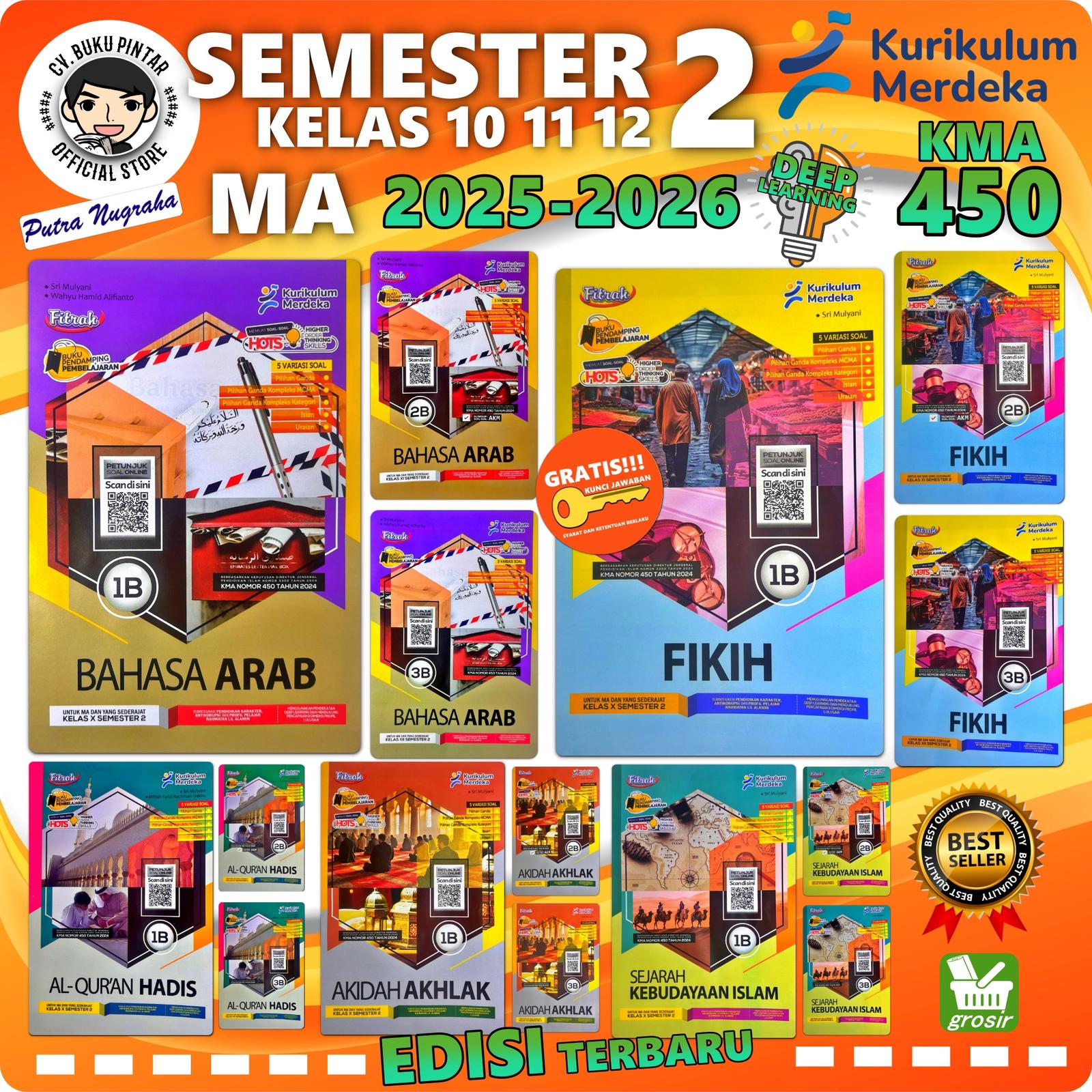 LKS MA Kelas 10, 11, 12 Semester 2 2025-2026 Kurikulum Merdeka Deep ...