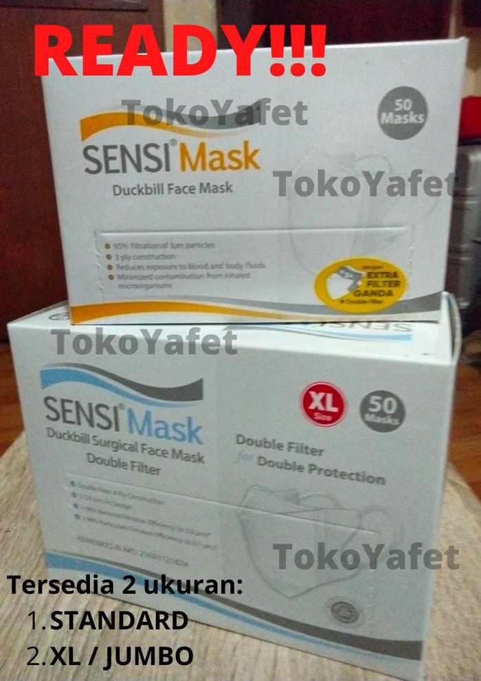 Masker Sensi Mask Duckbill Face Mask 3-ply Original - Sabira