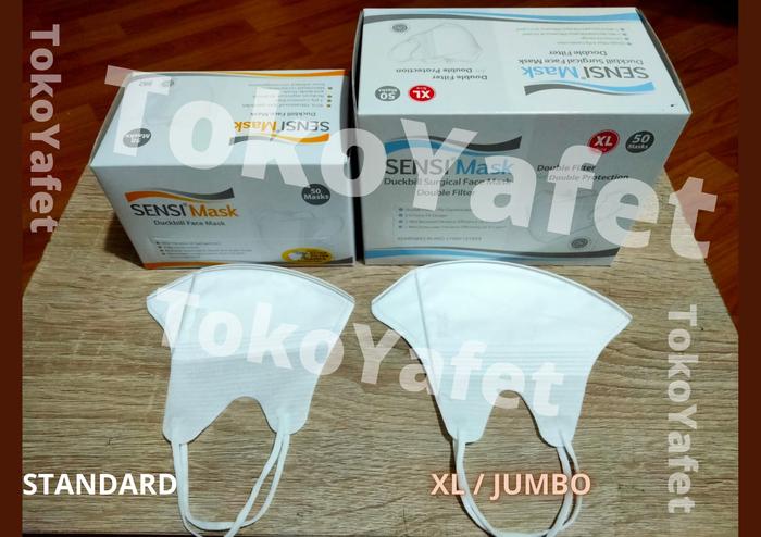 Masker Sensi Mask Duckbill Face Mask 3-ply Original - Sabira