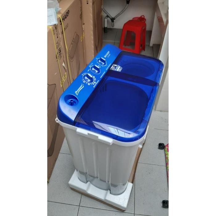 Sharp Mesin Cuci 2 Tabung ES-T75NT 8kg Low Watt - Sabira