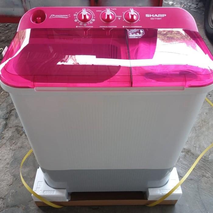 Sharp Mesin Cuci 2 Tabung ES-T75NT 8kg Low Watt - Sabira
