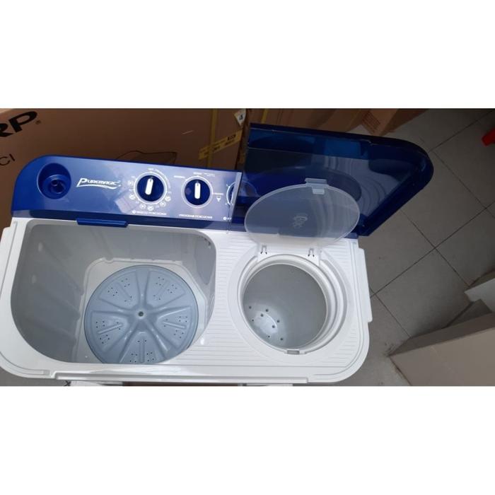 Sharp Mesin Cuci 2 Tabung ES-T75NT 8kg Low Watt - Sabira