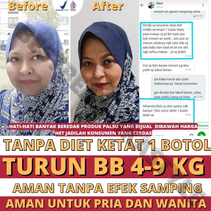 Obat Pelangsing Diet Dokter Middle Slim - Sabira
