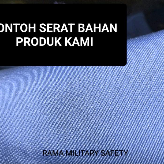 Kameja Kerja Safety Drill PE Premium: Nyaman, Aman, dan Tahan Lama - Sabira