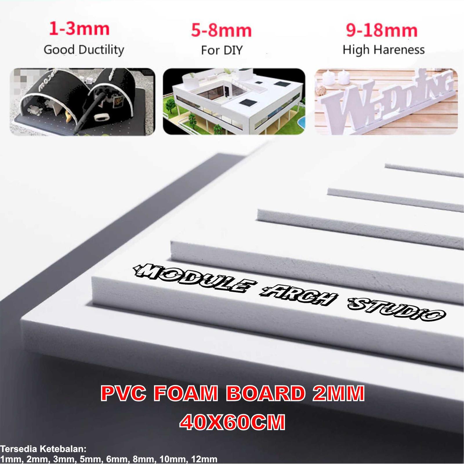 PVC Foam Board 2mm 60x40cm: Material Serbaguna untuk Kreativitas Tanpa ...