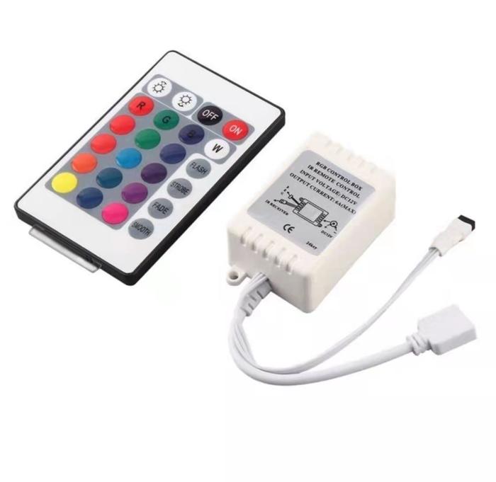 Remote Controller RGB LED 22 Tombol untuk Strip Lampu 5050 & 3528 - Sabira