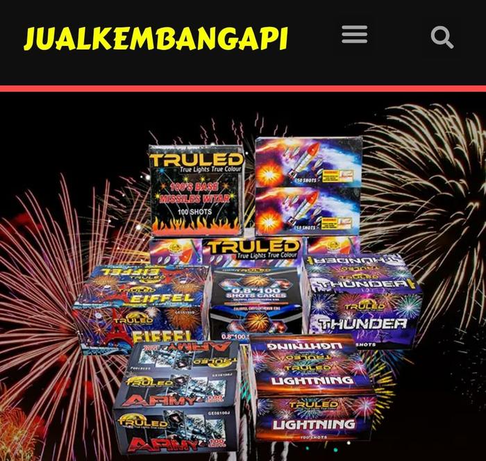 Roman Candle Kembang Api Petasan 8 Shot 0.8 Inch (Harga Per Batang ...